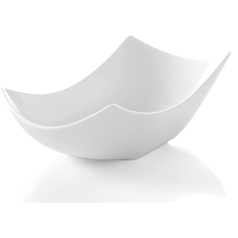 Bol décoratif vanille porcelaine blanche 225x111x62mm - Hendi 785560