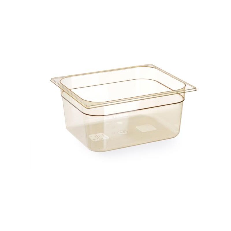 Bac GN haute température en grilamid GN 1/2 hauteur 100 mm - Hendi 869376