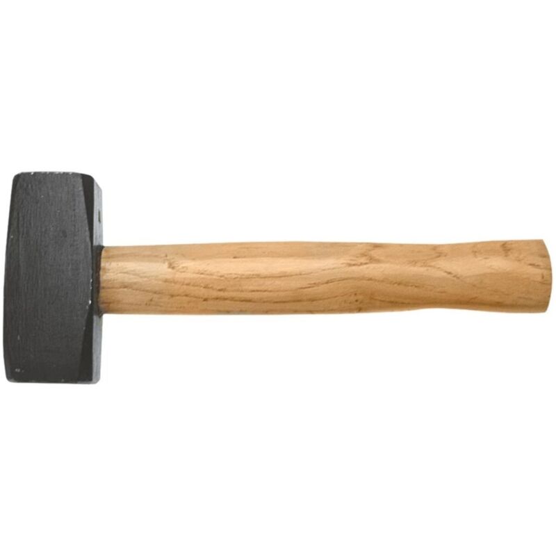 Masse double face Top Tools 1 000 g - Manche en bois massif