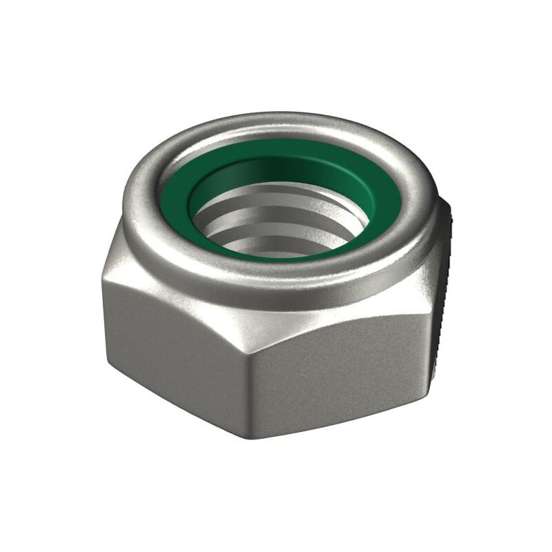 ÉCROU AVEC INSERT GALVANISÉ DIN 985 CLASSE 8.8 M22 - 985 22 1KG