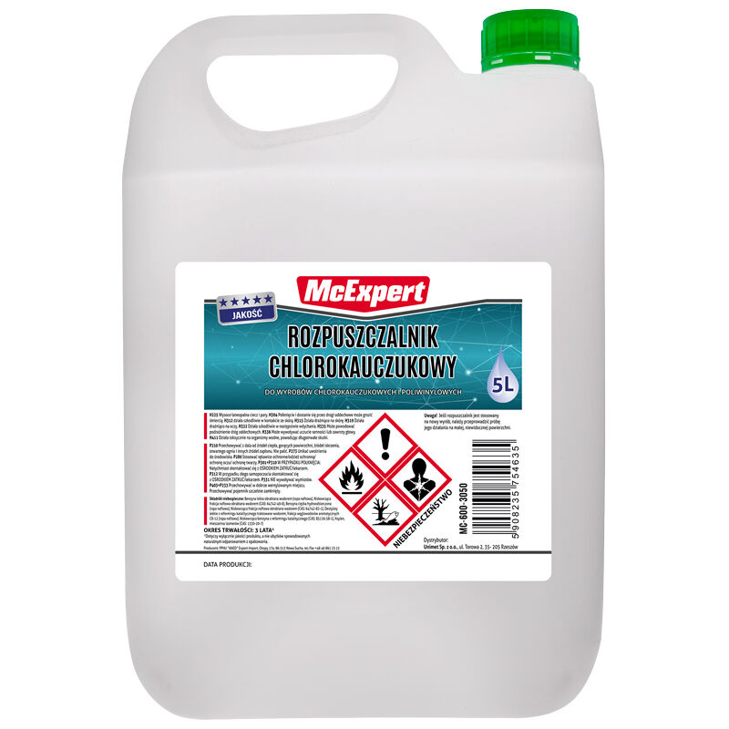 SOLVANT POUR CAOUTCHOUC CHLORE 5 L - MC-600-3050
