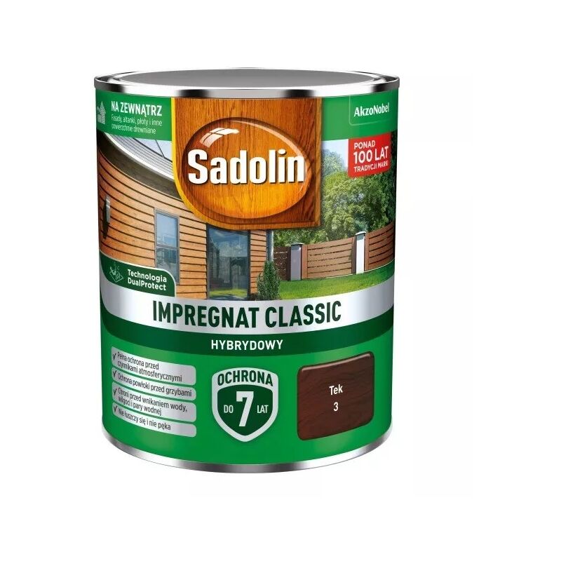 SADOLIN CLASSIC HYBRIDE IMPRÉGNÉ 7 ANS TEK 0,75 - 5SACH.TEK0,7