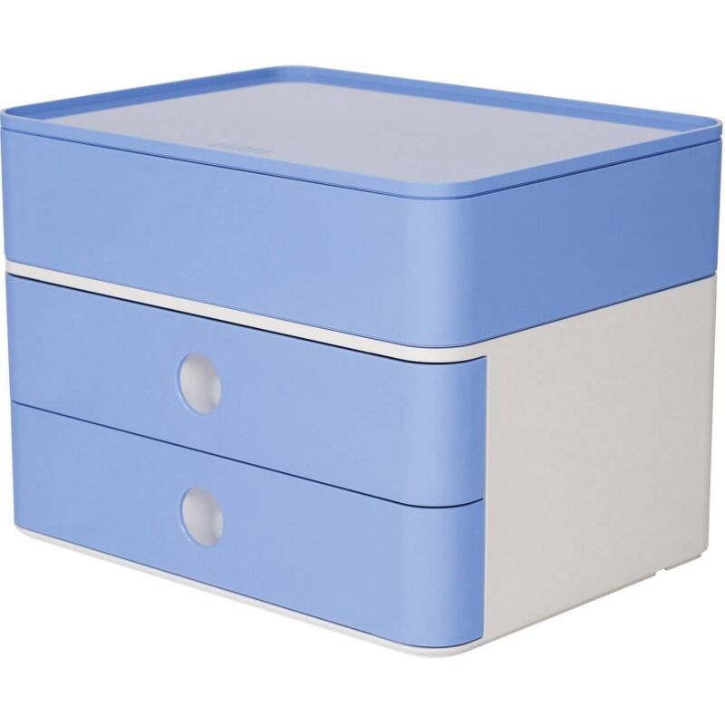 HAN HA-1100-84 Smart-box Plus Allison 2 tiroirs et boîte bleu ciel