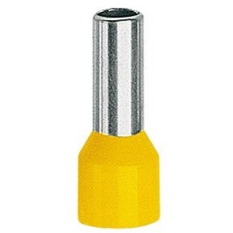 Embout isolé TE 6/12 100 pcs jaune ERKO