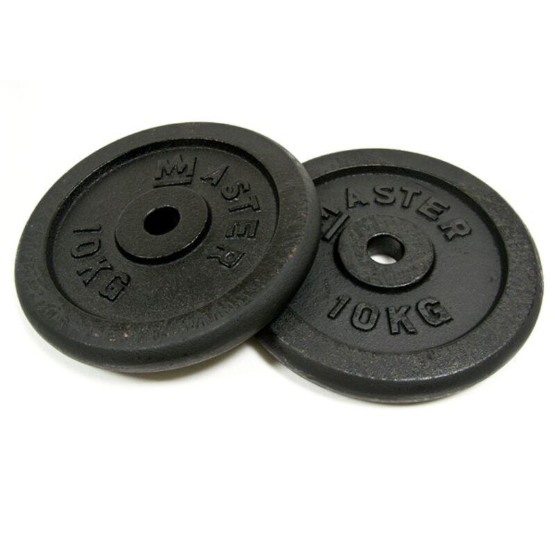 Poids en fonte 2 x 10 kg MASTER