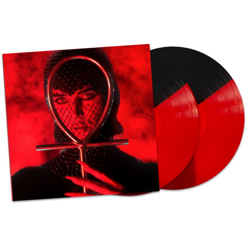 DESIRE ESCAPE 2xLP INDIES NOIR TREMPÉ DANS LE ROUGE EXCLUSIF