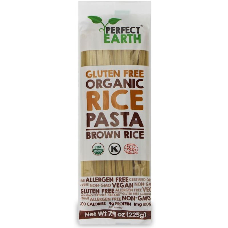 Pâtes (type nouilles de riz avec riz brun) Sans gluten Bio 225g ...