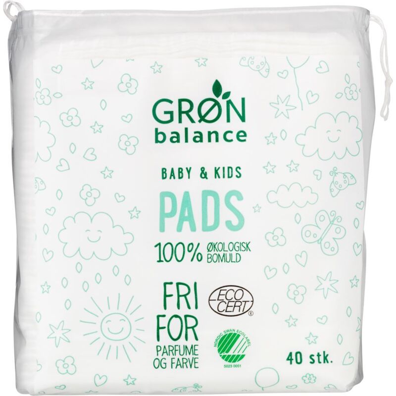 Disques démaquillants en coton pour enfants, 40 pièces - Gron Balance