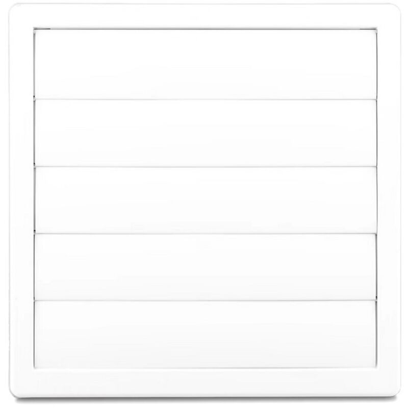 GRILLE DE VENTILATION AVEC PERSIENNE GRAVITÉ 170170, FI 120 BLANC - RX ...