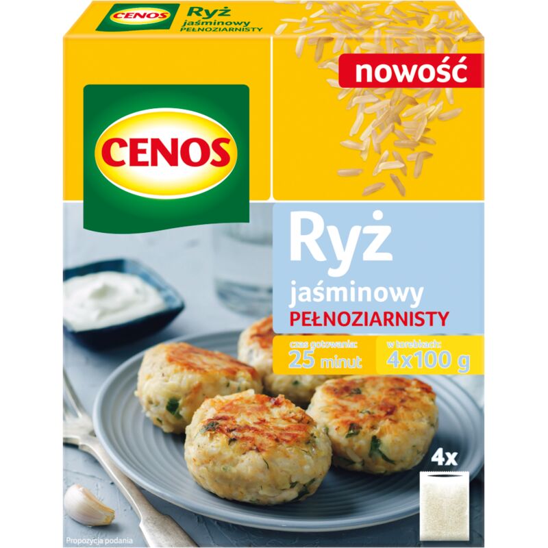 Riz jasmin complet CENOS - Aromatique et en vrac, 400 g