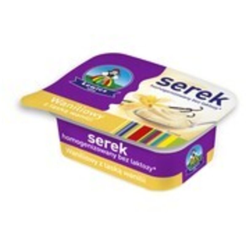 Fromage à la vanille sans lactose Łowicz 150 g - saveur délicate ...