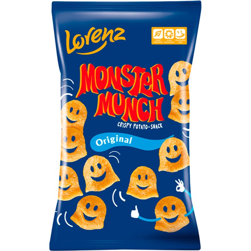 Monster Munch - Chips de pommes de terre originales, snacks salés 100g