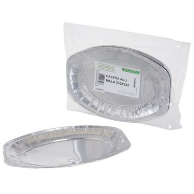 GUILLIN Plateaux jetables en aluminium, petits, 10 pièces.