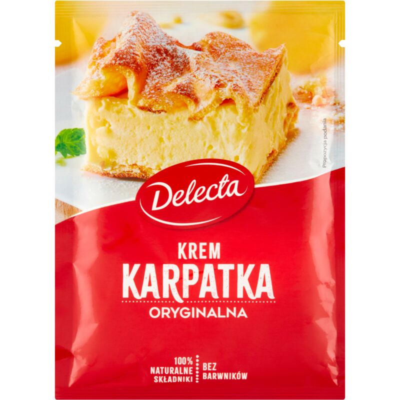 Crème Delecta Karpatka - Goût original, pâtisseries maison