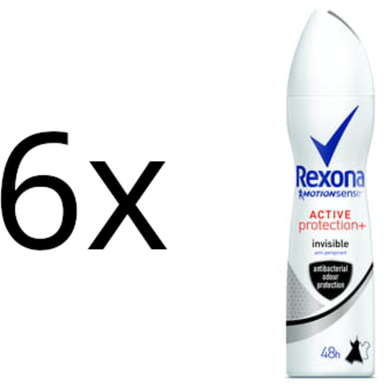 Spray 6X Rexona Protection Active + Invisible 150 ml