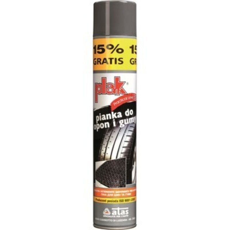 Mousse Plak pour pneus et caoutchouc 500 ml - Nettoyage et protection
