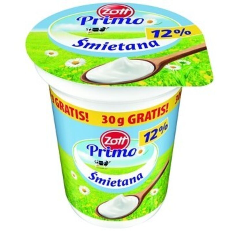 Crème Zott Primo 12% - 360g (330g + 30g gratuits) - crème de cuisson ...