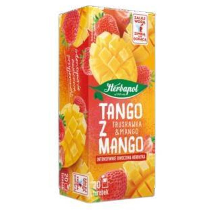 Herbapol Lublin Tango Mangue-Fraise : 20 infusions de fruits instantanées