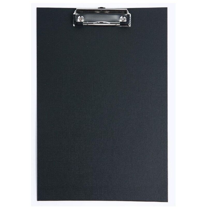 Tableau PVC A5 avec clip, noir D.RECT