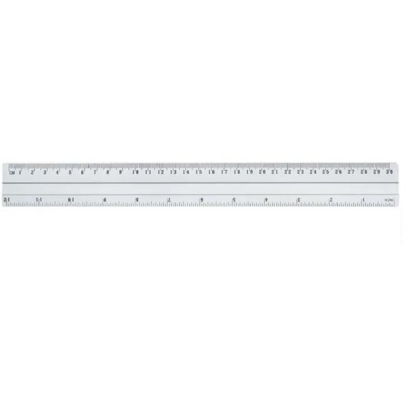 Règle en aluminium CASA GRANDE 30 cm - précise et durable