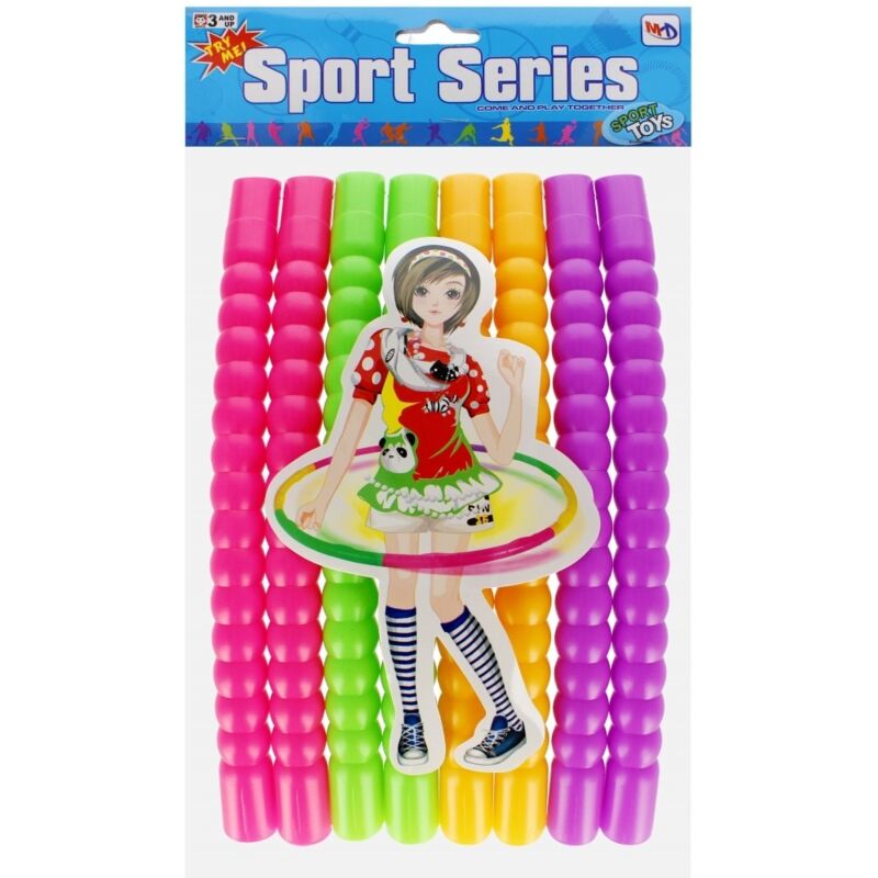 Hula hoop pliable 8 pièces