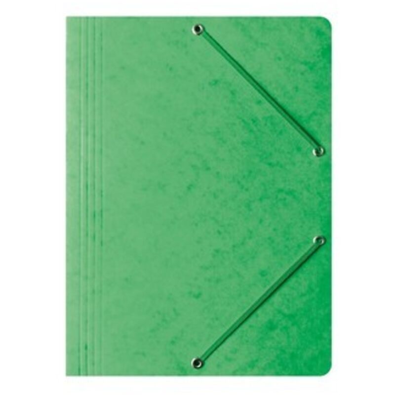 Chemise en carton vert Bantex A4 avec bande élastique