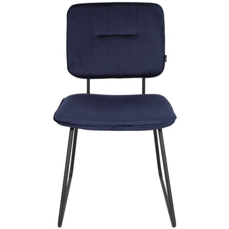 Chaise Adele VIC, bleu marine