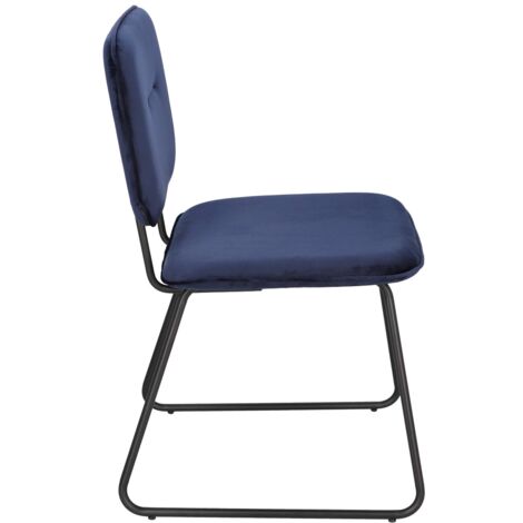 Chaise Adele VIC, bleu marine