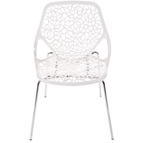 Chaise Cepelia, blanche
