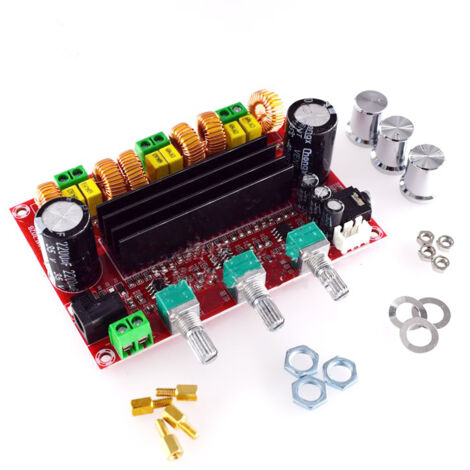 Amplificateur de puissance 2.1 2x80W +100W (WOOFER) TPA3116D, 12V-24V ...