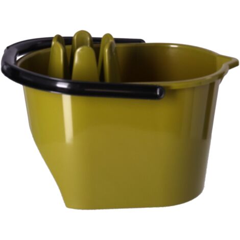 Seau à vadrouille avec essoreuse PRODUIT POLONAIS - vert pourri