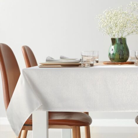 NAPPE ALISA 180 X 140 CM BLANCHE