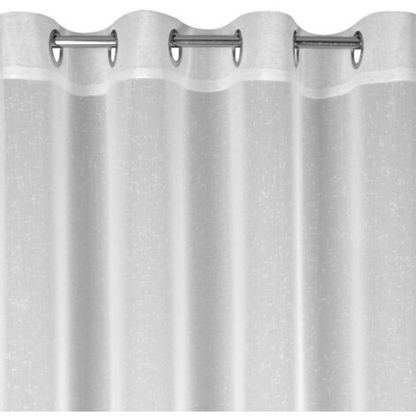 RIDEAU PRÊT ANGELA 400X250 CM BLANC