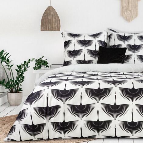 PARURE DE LITERIE EN BOITE MAJA 220 X 200 CM BLANC