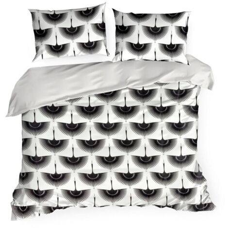 PARURE DE LITERIE EN BOITE MAJA 220 X 200 CM BLANC