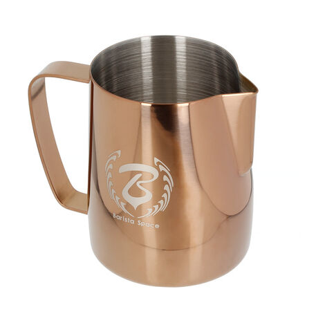 Barista Space - Pot à lait rose et doré 600 ml