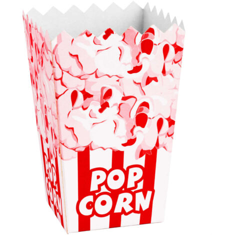 Boîte en carton PopCorn 7x14,5x9cm MOYENNE 0,75L 100pcs.