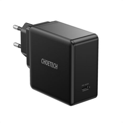 Chargeur rapide USB Type C PD 60W 3A noir