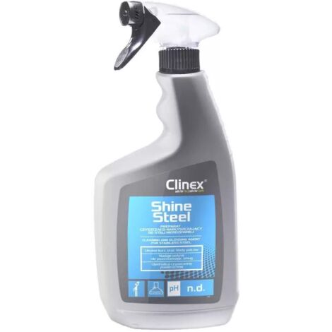 CLINEX Shine Steel 650ML préparation pour nettoyer et polir les meubles ...