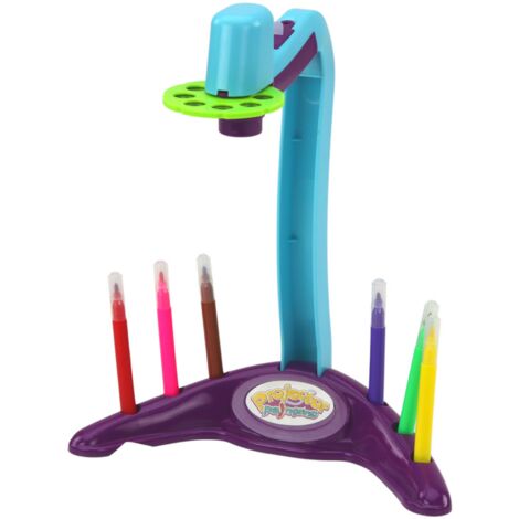 Projecteur de dessin 3 disques remplaçables stylos violet