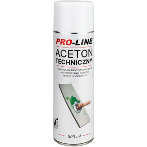 Acétone technique 100% en spray PRO-LINE spray 500ml