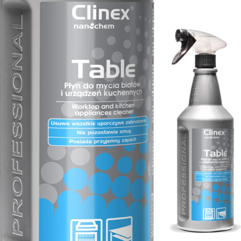 CLINEX Table 1L liquide pour nettoyer les plans de travail des meubles ...