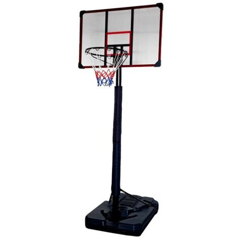 Support mobile réglable pour panier de basket-ball 200-305 cm