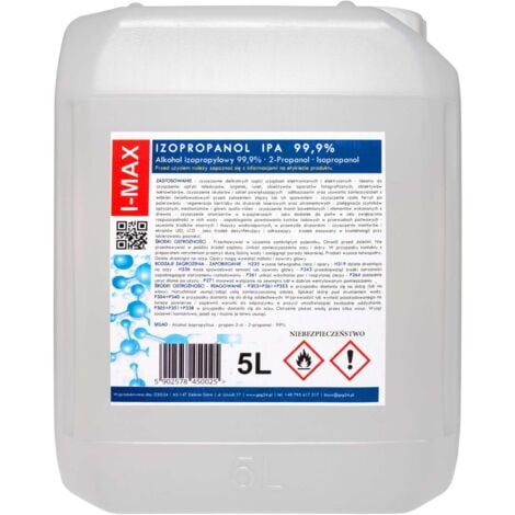 Alcool isopropylique IPA I-MAX 99,9% 5L