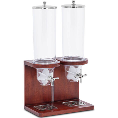 Distributeur buffet pour flocons de noix et bonbons, 2 x 3,5 l