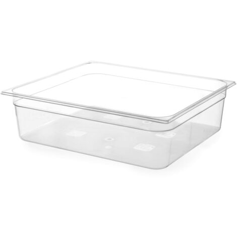 Bac GN 2/1 en polycarbonate semi-transparent hauteur 200 mm - Hendi 861196