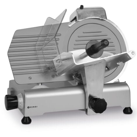 Trancheuse à viande et fromage Hendi Kitchen Line 250 avec revêtement ...