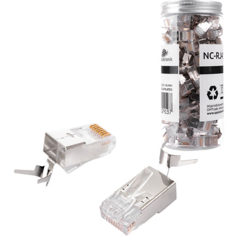 Prise RJ45 cat.7 FTP NC-RJ457FT-16 100 pièces