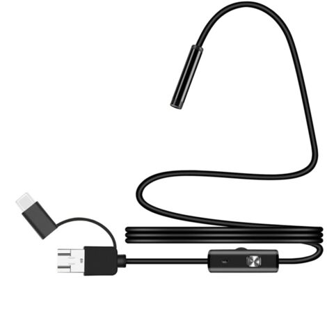 Caméra endoscopique USB 3en1 IP67 7mm SPU-E01 1m