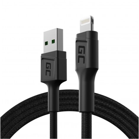 Green Cell PowerStream - Câble USB-A - Câble Lightning 120cm charge ...